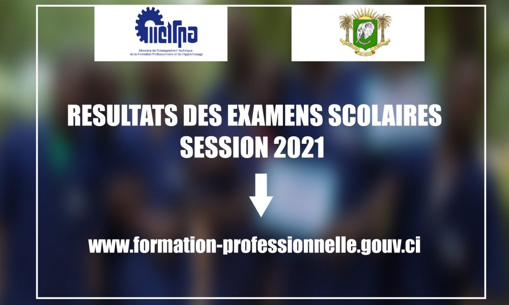 Côte d'Ivoire / Résultats des examens scolaire-session 2021
